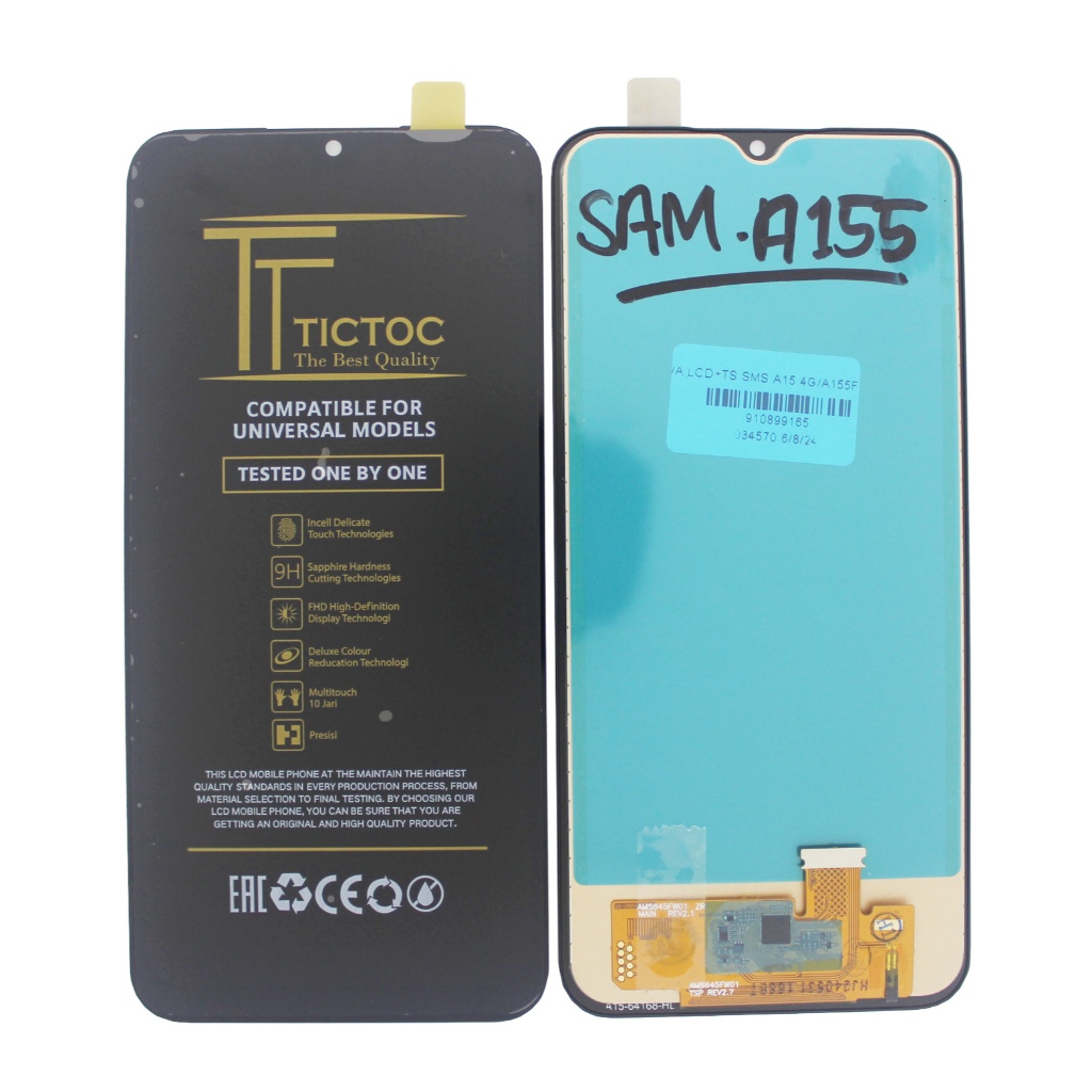 Jual LCD LAYAR GAMBAR SAM A155 + TS_ HITAM IN5 GALAXY A15 4G SM-A155FN ...
