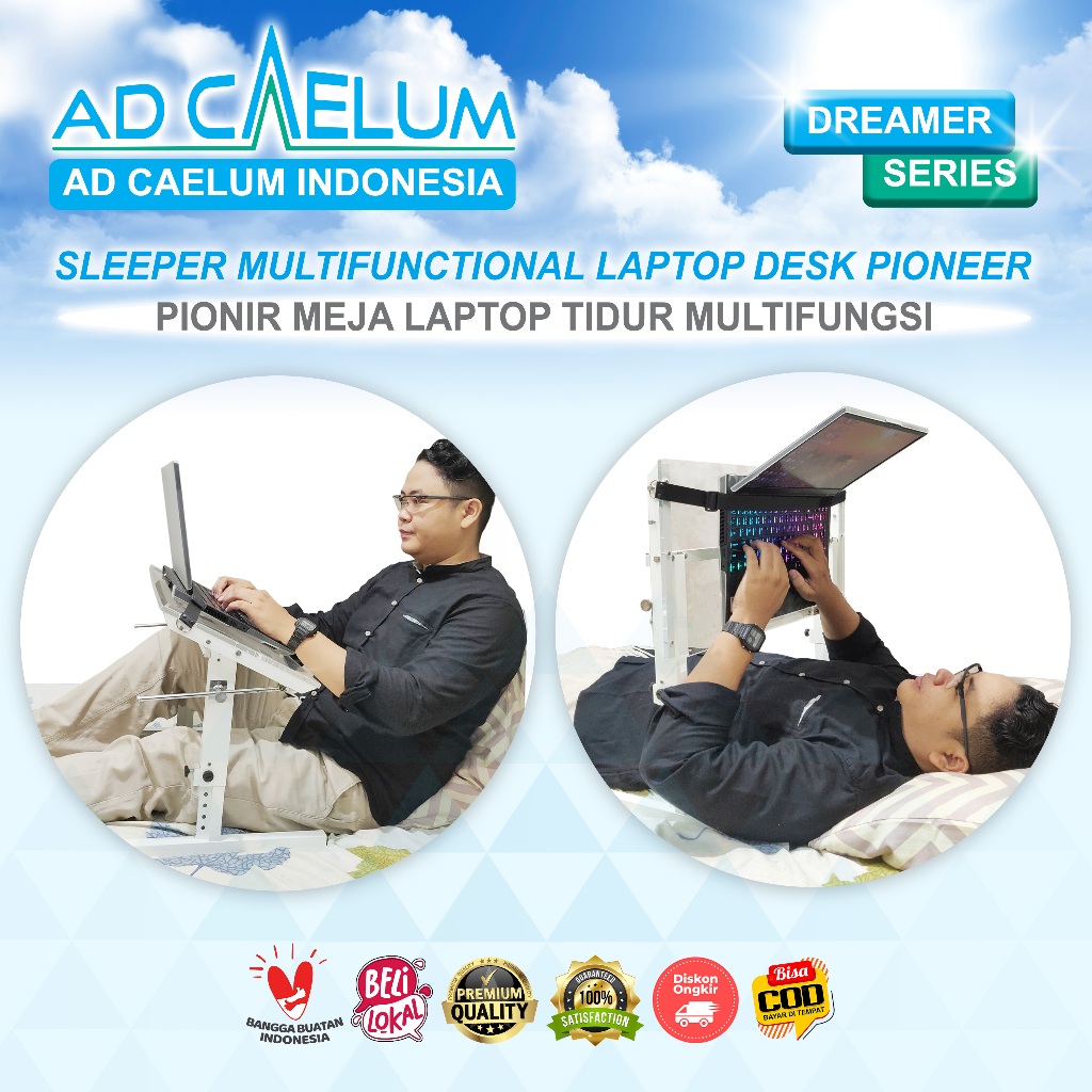 Jual MEJA LAPTOP TIDUR REBAHAN AD CAELUM BELAJAR KERJA MAKAN BACA DESK ...