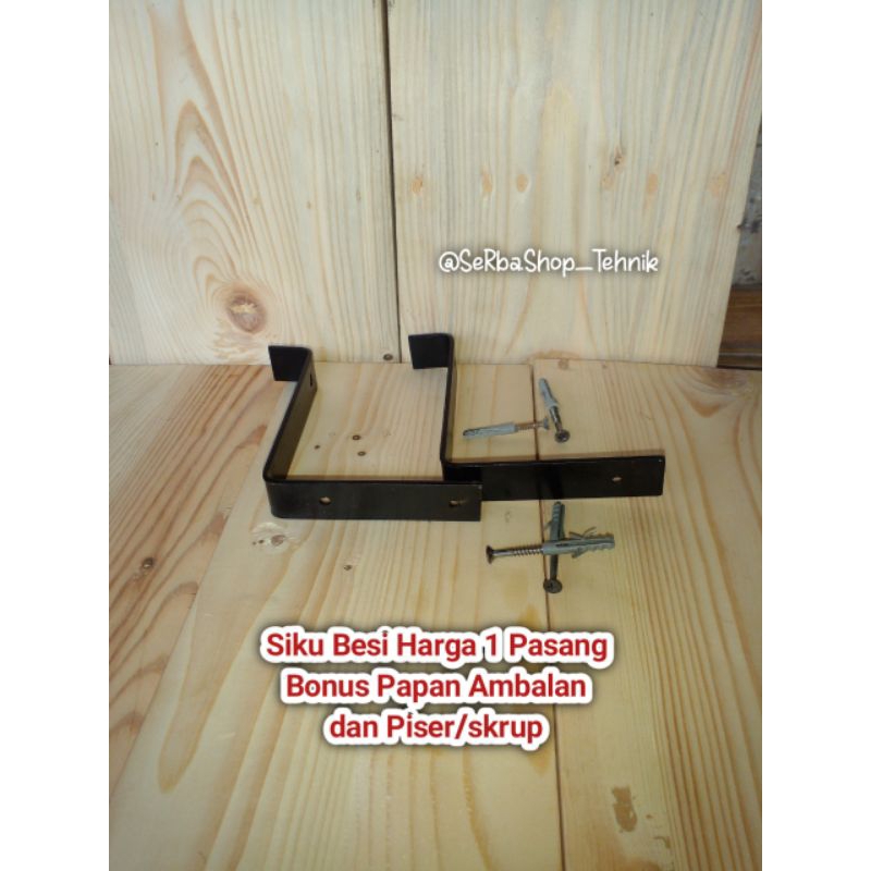 Jual Besi Siku Harga 1Pasang Sudah Termasuk Papan Ambalan dan Piser ...
