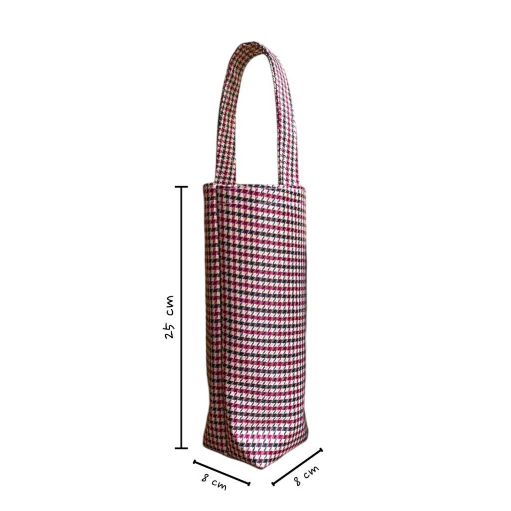 Jual Tas Botol 1 Liter Kanvas Waterproof Size 8 x 8 x 25 cm Simple ...