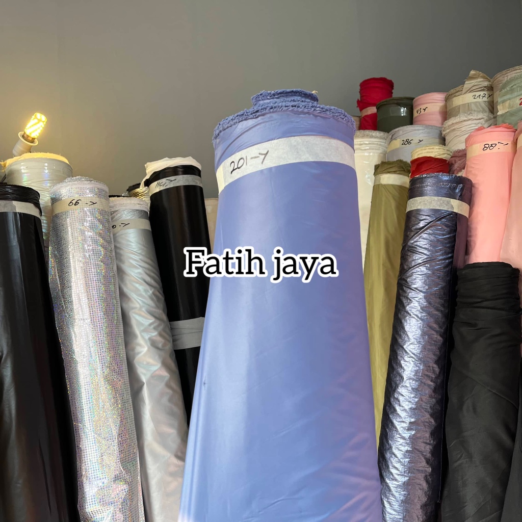 Jual Kain Despo metalic murah meriah parasut elastis bahan polos untuk ...
