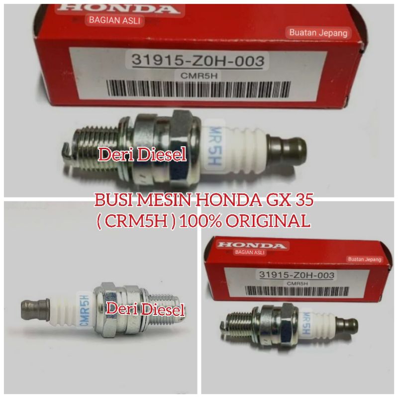Jual busi mesin potong rumput GX35 ( CMR5H ) ASLI HONDA | Shopee Indonesia