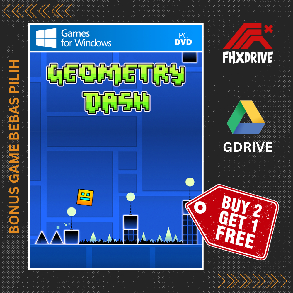 Jual GEOMETRY DASH | GAME PC | BELI 2 GRATIS 1 | Shopee Indonesia
