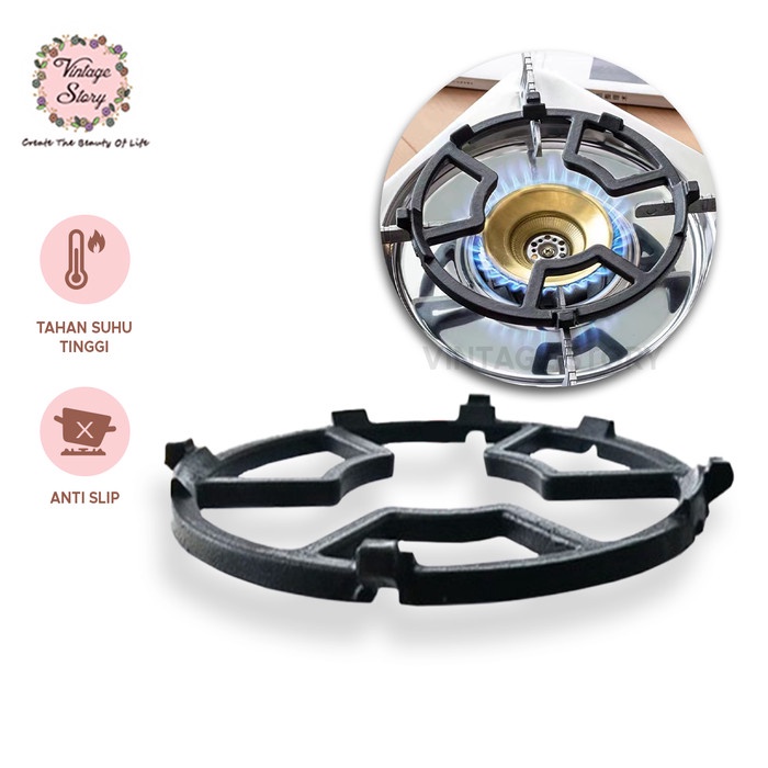 Jual Potongan Harga Tatakan Kompor Gas Bulat Dudukan Stove Rack Bahan ...