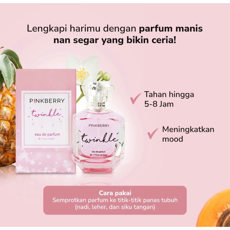 Jual { DIJUAL TANPA KEMASAN } rijek kemasan PINKBERRY PARFUM TWINKLE ...