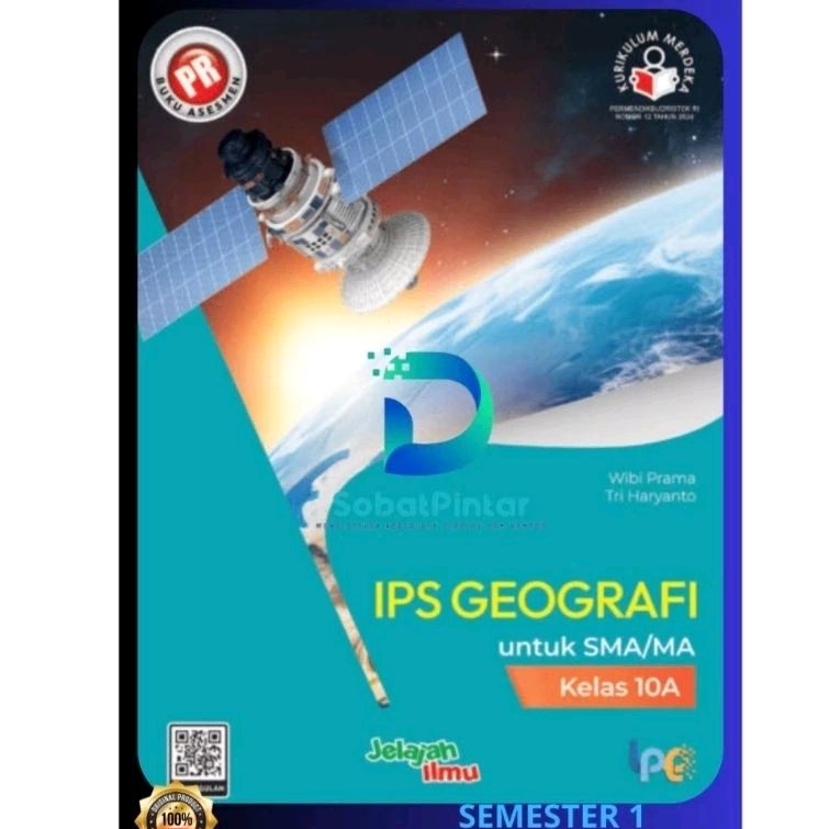 Jual Buku lks pr interaktif Geografi kelas X, 10 semester 1 tahun 2024 kurikulum merdeka Intan ...
