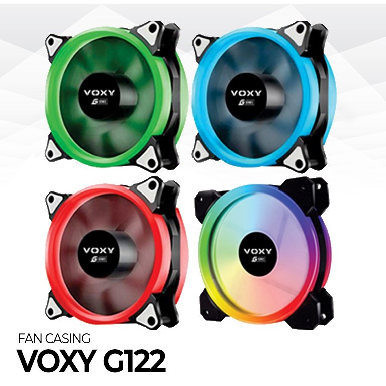 Jual FAN CASING RGB KIPAS LAMPU CASSING PC KOMPUTERV GAMING 12CM WARNA ...