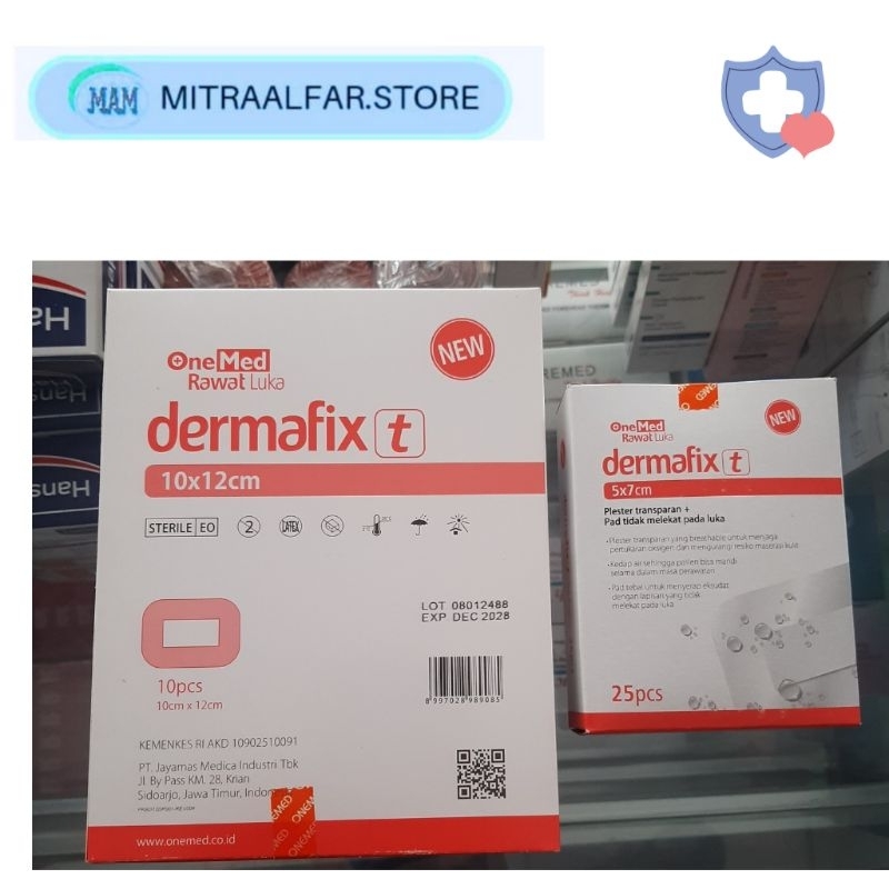 Jual Plaster Dermafix Anti Air Plester Luka Operasi 10X12cm 5X7cm ...