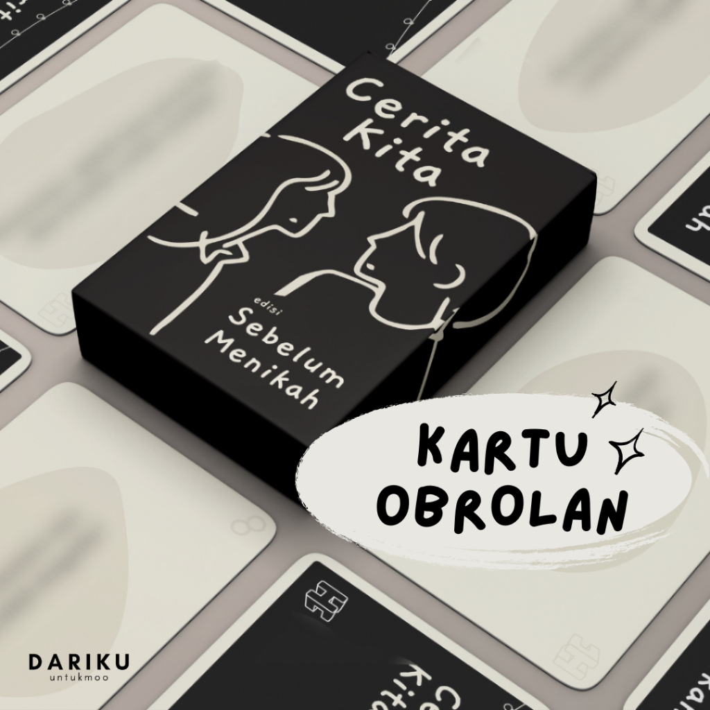 Jual [drkntkm] Kartu Obrolan Cerita Kita Edisi Sebelum Menikah (Original by Dariku Untukmu ...