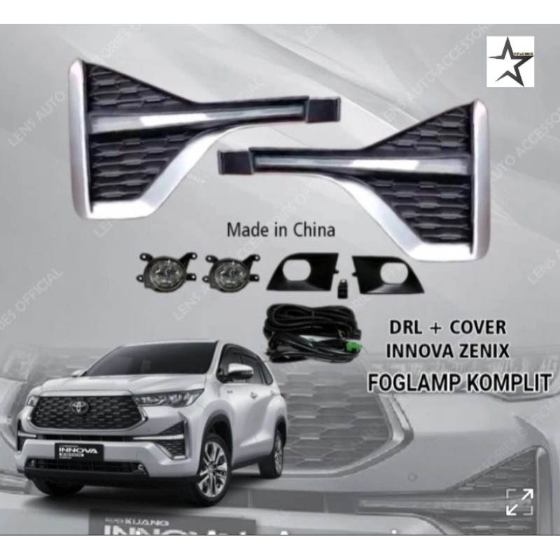 Jual PAKET DRL + FOGLAMP INNOVA ZENIX - NON ORIGINAL | Shopee Indonesia