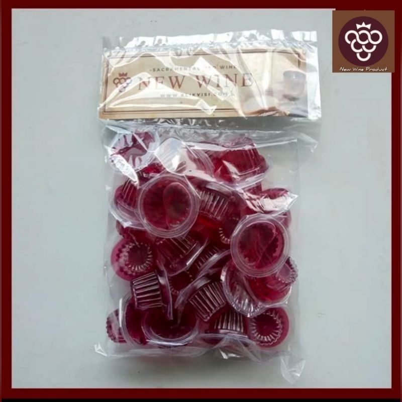 Jual Anggur Perjamuan Cup Gereja Isi 25, 50, 100 (Newwineproduct ...