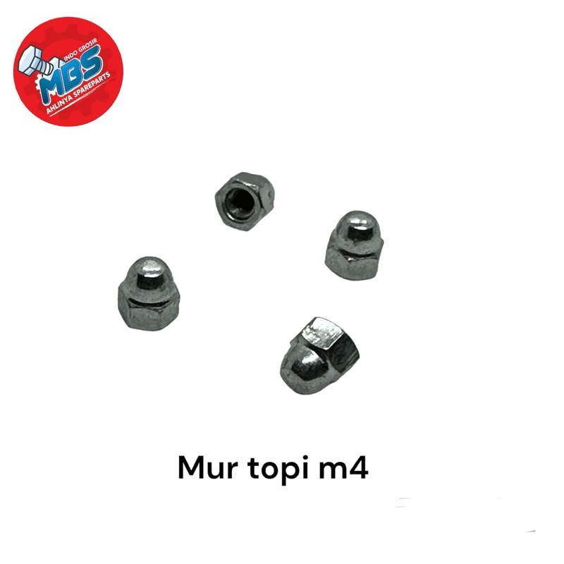 Jual MUR NUTS TOPI BAUT 7 6 MUR KECIL M4 TERTUTUP | Shopee Indonesia