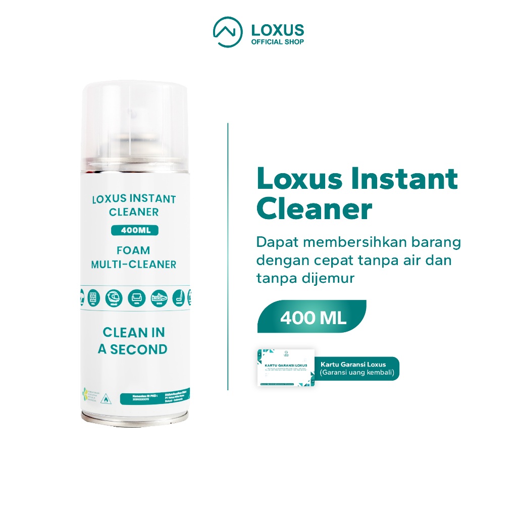 Jual Loxus Instant Cleaner Pembersih Sepatu, Tas, Dinding dan Interior ...