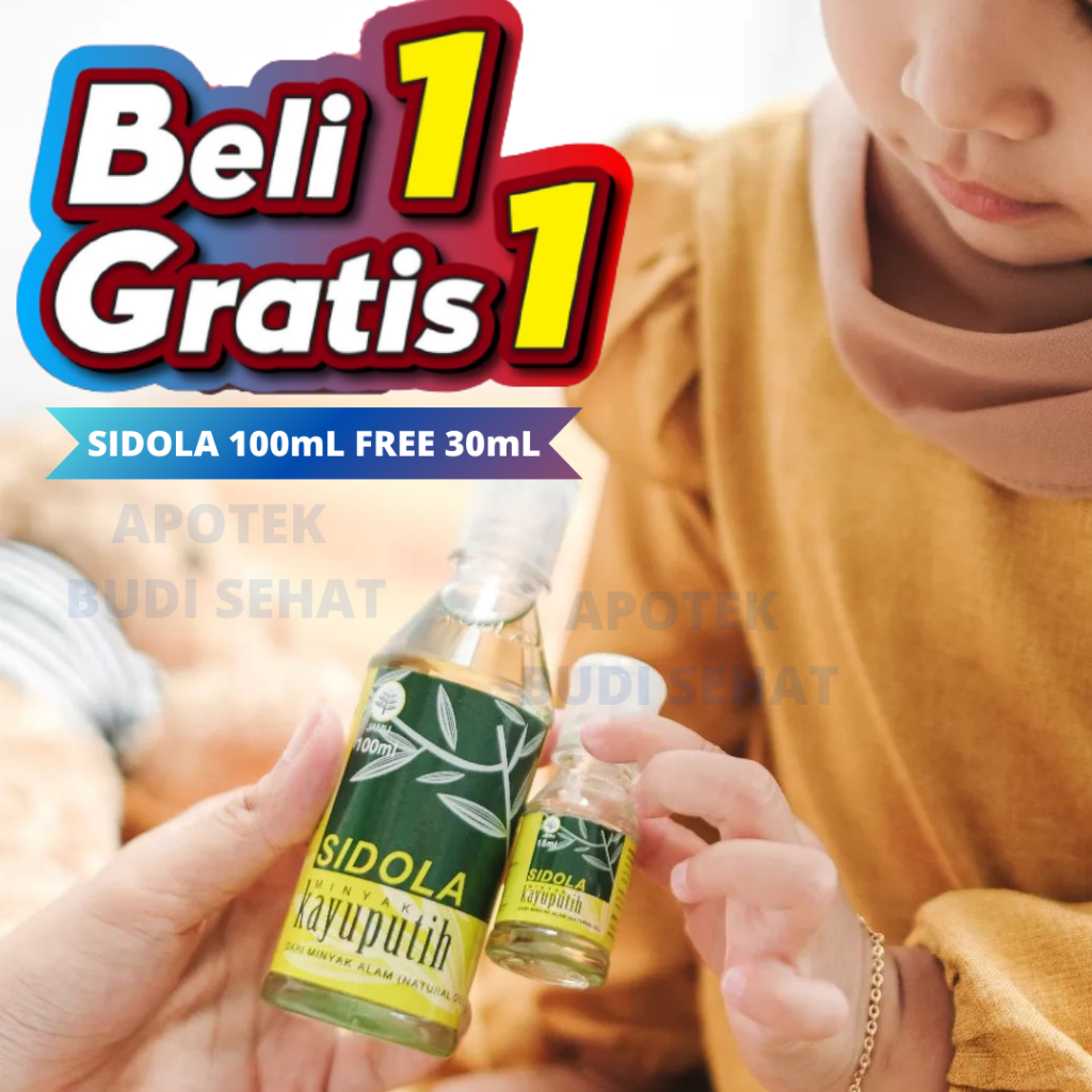 Jual BUY 1 GET 1 SIDOLA Minyak Kayu Putih 60mL FREE Minyak Telon 15 mL ...