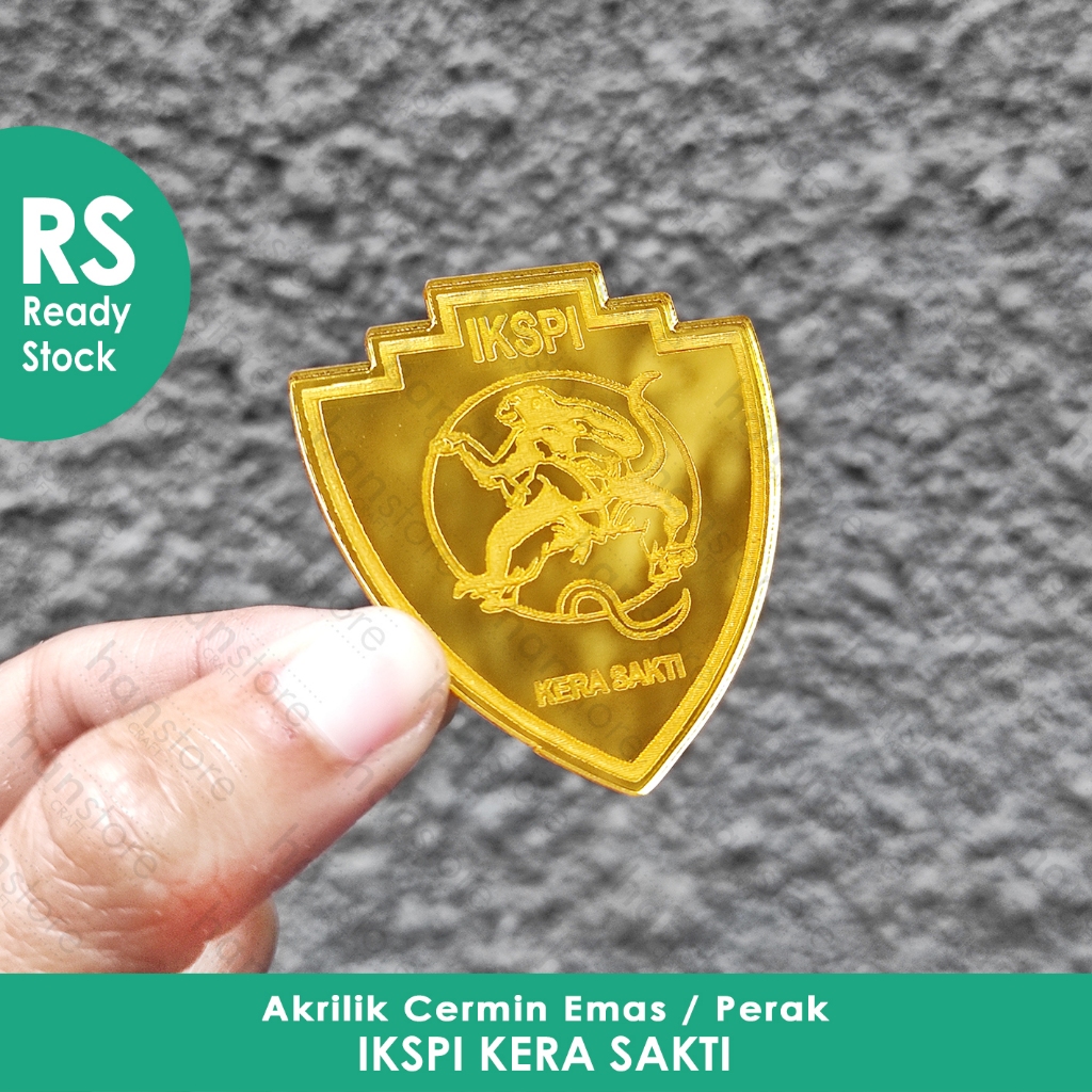 Jual RS 5 / 6 / 7 / 8 / 10 / 12 / 13,5 / 15 cm Logo IKSPI KERA SAKTI / Emblem / Lambang Akrilik ...