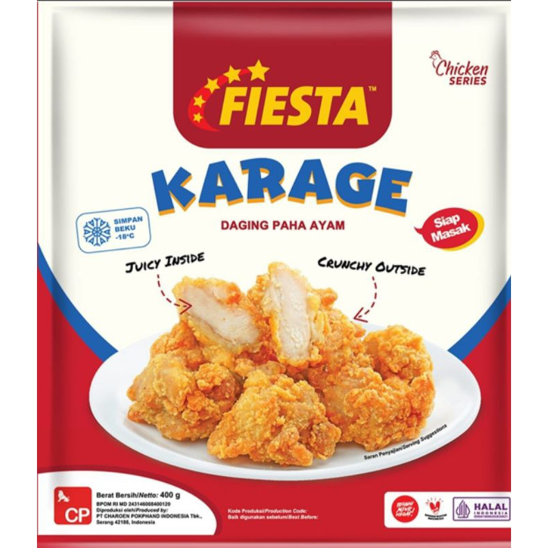 Jual Fiesta Chicken Karage 400gr (KHUSUS KURIR INSTANT) | Shopee Indonesia