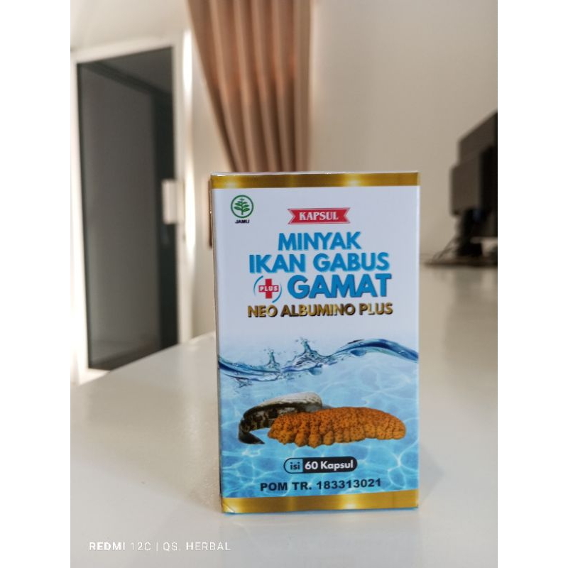 Jual NEO ALBUMINO PLUS GAMAT | KAPSUL MINYAK IKAN GABUS PLUS ISI 60 KAPSUL BPOM | Shopee Indonesia