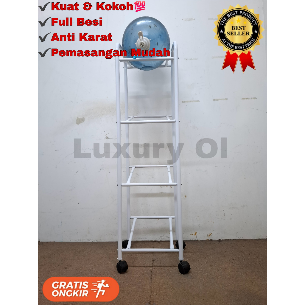 Jual AM4 Rak Galon / Tempat Air Galon Kokoh Ukuran 4 Susun / 3 Susun/ 2 ...
