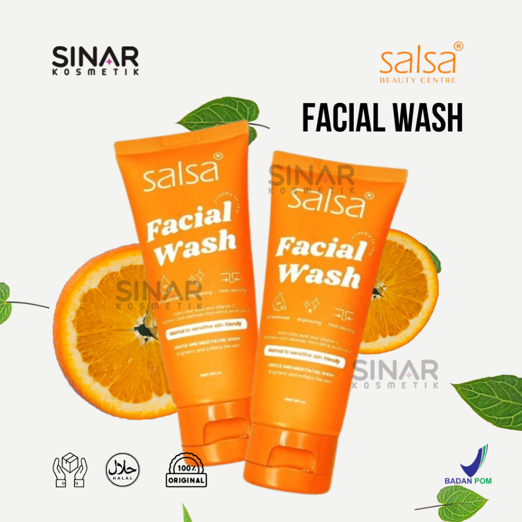 Jual Salsa Gentle Facial Wash | Shopee Indonesia
