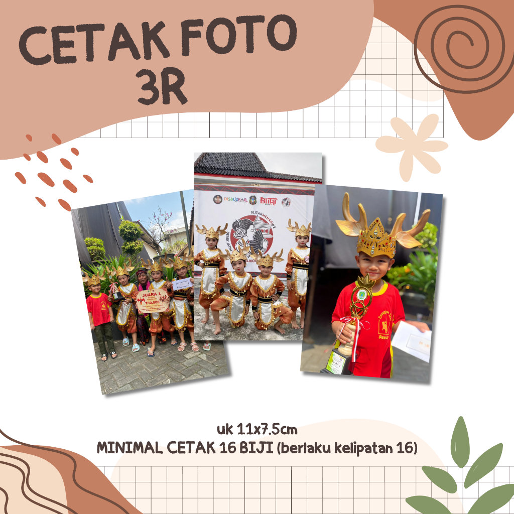 Jual Cetak Foto 3R | Minimal cetak 16 Foto (berlaku kelipatan) | Shopee ...