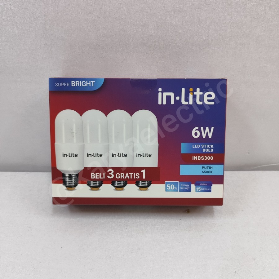 Jual Lampu Led Stick Pack In-Lite Inlite 6watt 6 watt Lampu In Lite ...