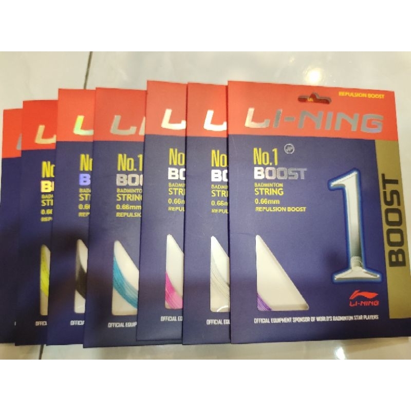 Jual Senar Badmintin Bulutangkis Lining no.1 boost original | Shopee ...