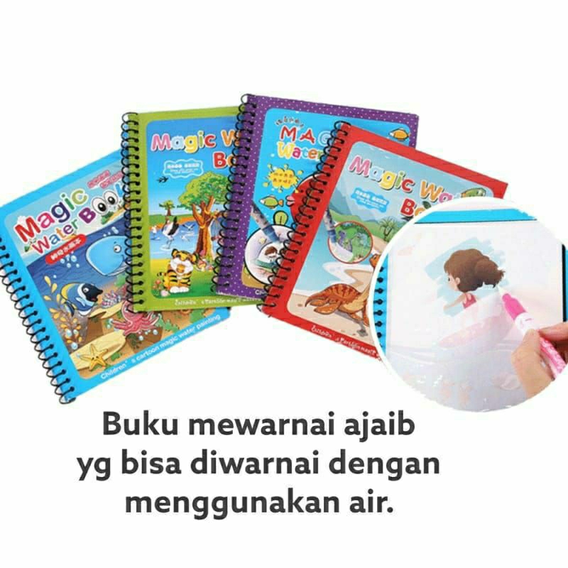 Jual Magic Water Book Gambar Mainan | Shopee Indonesia