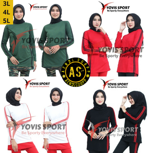 Jual Baju Senam Olahraga Wanita Aerobic Muslim Muslimah Pakaian Zumba ...