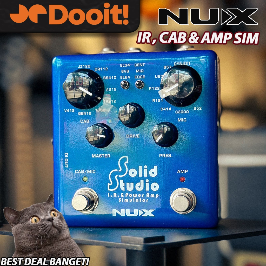 Jual NUX SOLID STUDIO IR & Power Amp Pedal Efek Effect MIC & Amplifier Simulator NSS 5 | Shopee ...