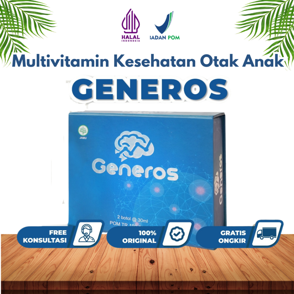 Jual GENEROS Original Speech Delay Vitamin Otak Anak & Obat Herbal ...
