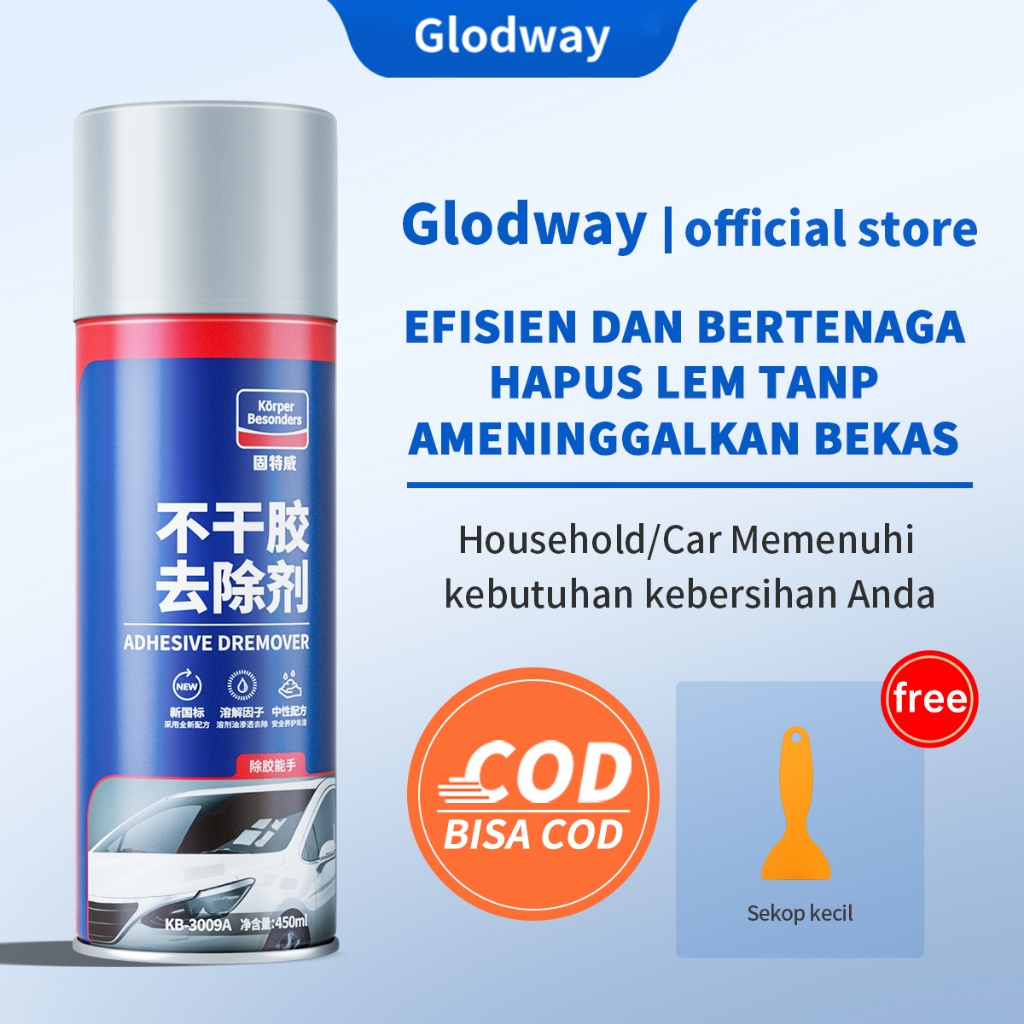 Jual Promo 2 Botol Lebih Murah Glodway Kaca Bekas Sisa Lem Adhesive ...