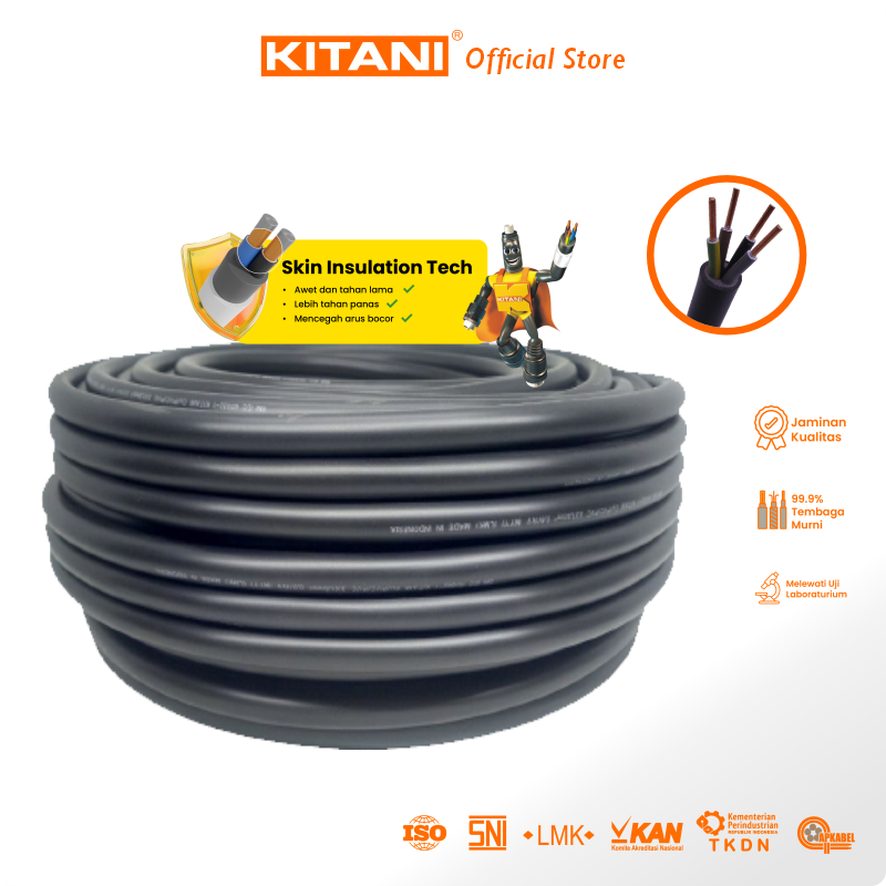 Jual KITANI - NYY 4x25 mm² - 100 Meter - Kabel Tembaga Kawat | Shopee Indonesia