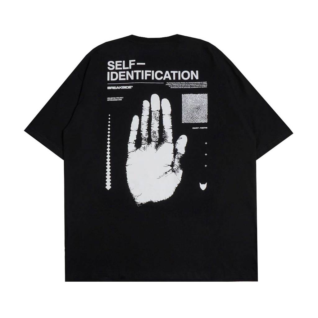 Jual Breakside T-Shirt Oversize Self Identification - Black | Shopee Indonesia