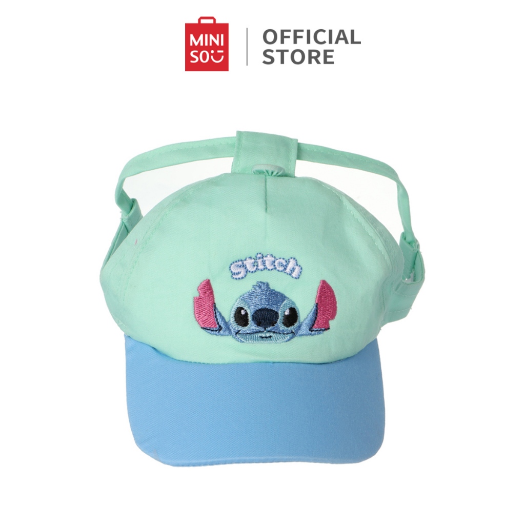 Jual Miniso X Disney Stitch Collection Topi Katun Pet Cotton Hat Topi ...