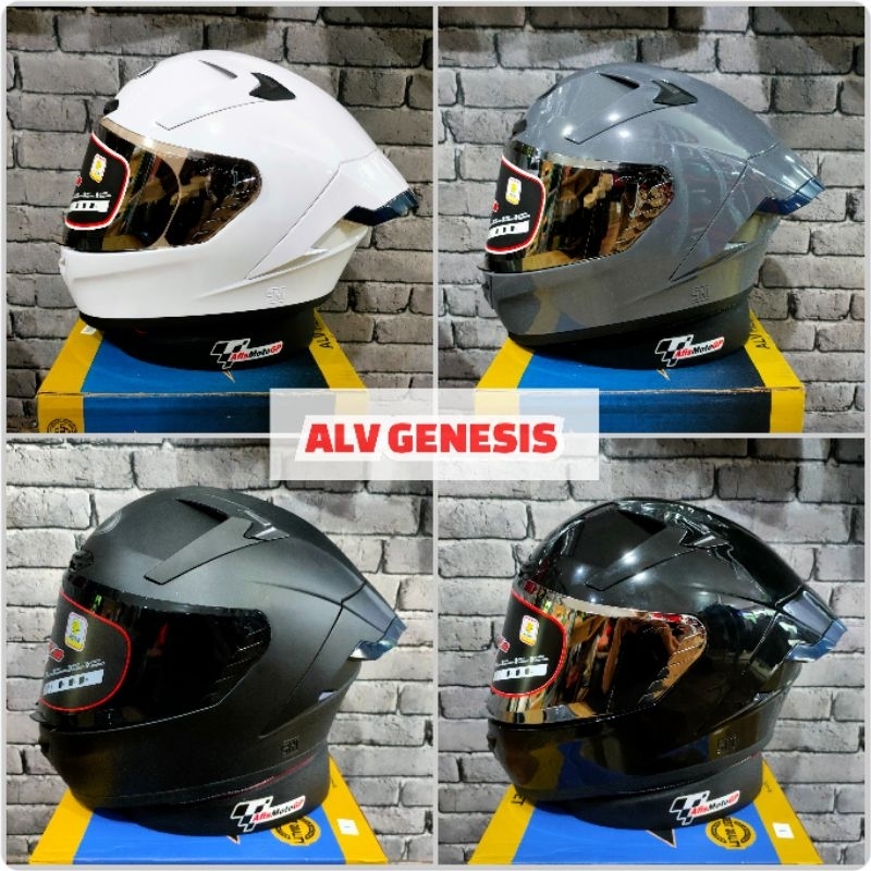 Jual Helm full face ALV GENESIS paket ganteng | Shopee Indonesia