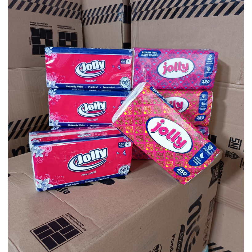Jual Tisu Jolly 250 Sheet Tissue Nice Paseo Smart 360 helai | Toserba ...