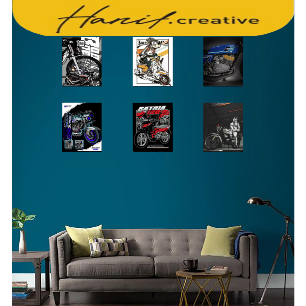 Jual Hiasan Dinding Kamar Tidur Dan Ruang Tamu Aesthetic Poster KAyu ...