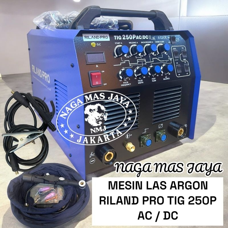 Jual MESIN LAS ARGON RILAND PRO TIG 250 P ACDC / TRAFO LAS ARGON RILAND PRO TIG 250P AC DC ...