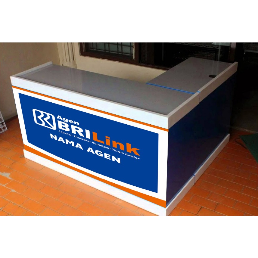 Jual STIKER VINYL MEJA KASIR BRILINK MODEL 17 (CUSTOM NAMA AGEN TULIS ...