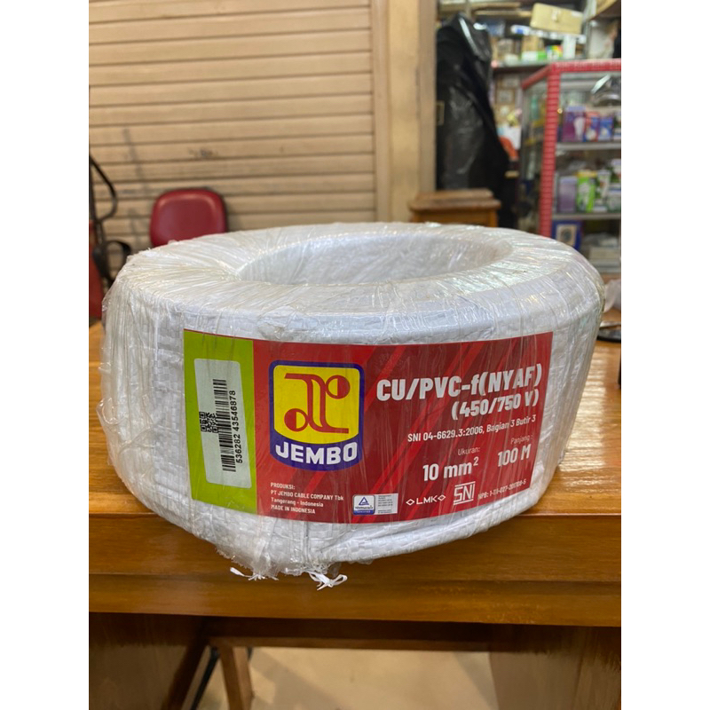 Jual Kabel Jembo NYAF 10MM 10 MM Serabut 100 Meter | Shopee Indonesia