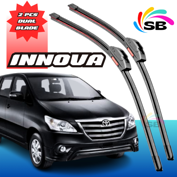 Jual WIPER INNOVA ZENIX DOUBLE KARET WIPER INNOVA REBORN FRAMELESS ...