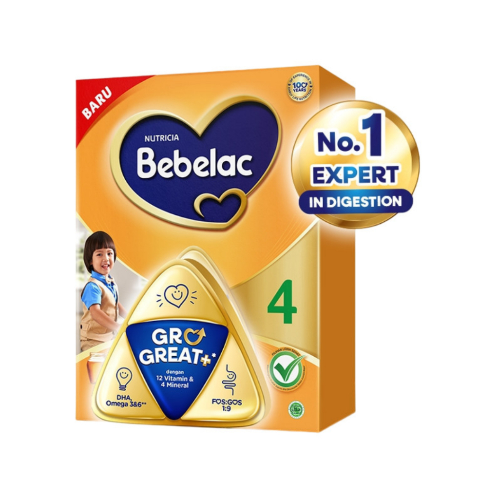 Jual Bebelac 4 Vanila / Madu Susu Pertumbuhan Bubuk Box 400g | Shopee ...