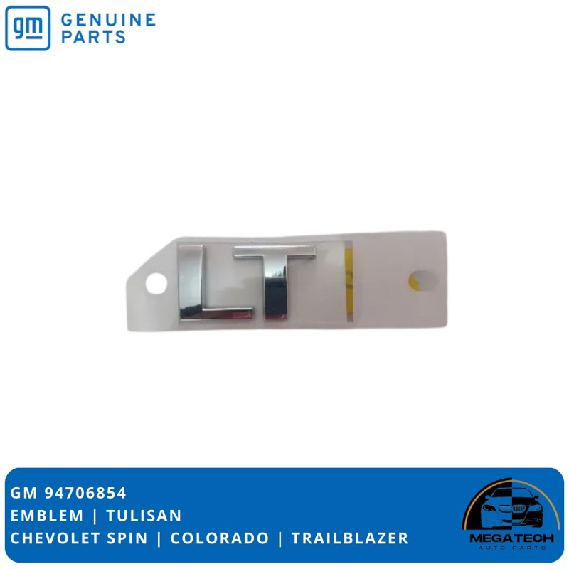 Jual EMBLEM LOGO TULISAN LT BAGASI CHEVROLET SPIN | COLORADO ...