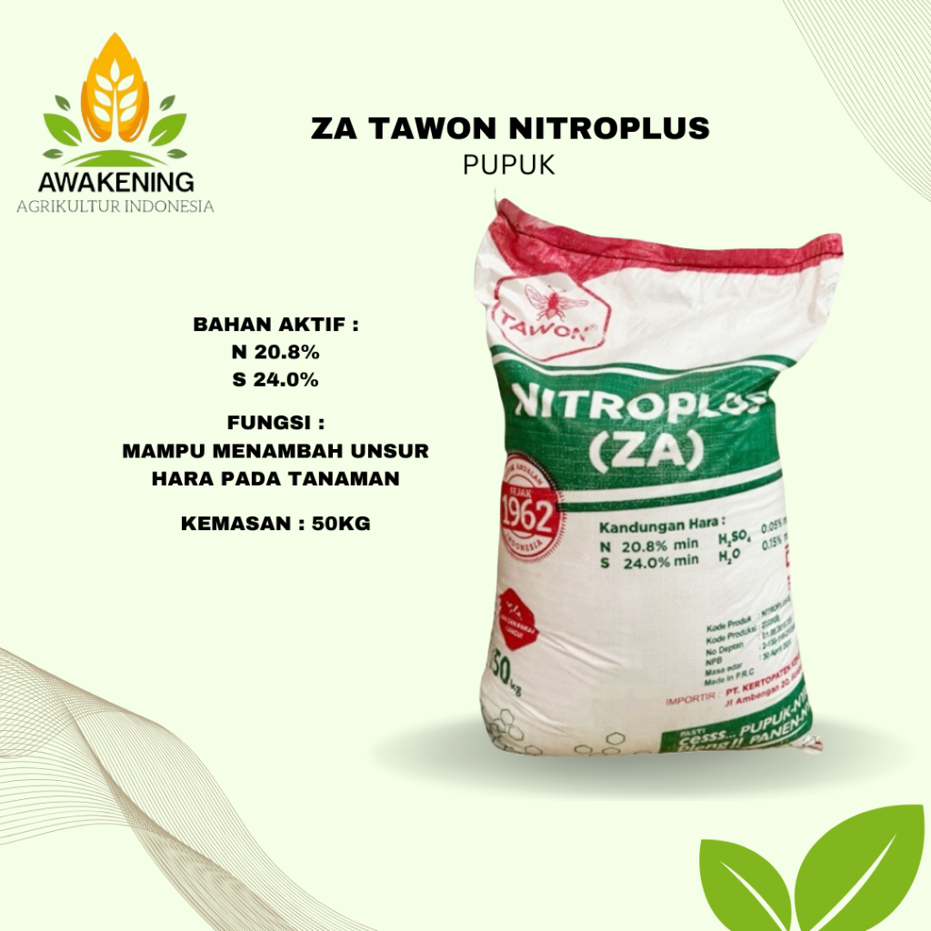 Jual PUPUK ZA TAWON HIJAU NITROPLUS 50KG | Shopee Indonesia