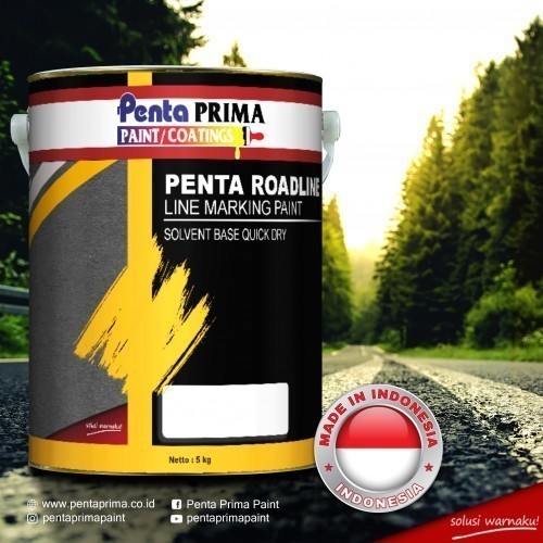 Jual Cat Jalan Marka Trotoar Zebra Cros Penta Road Line ukuran 1kg ...