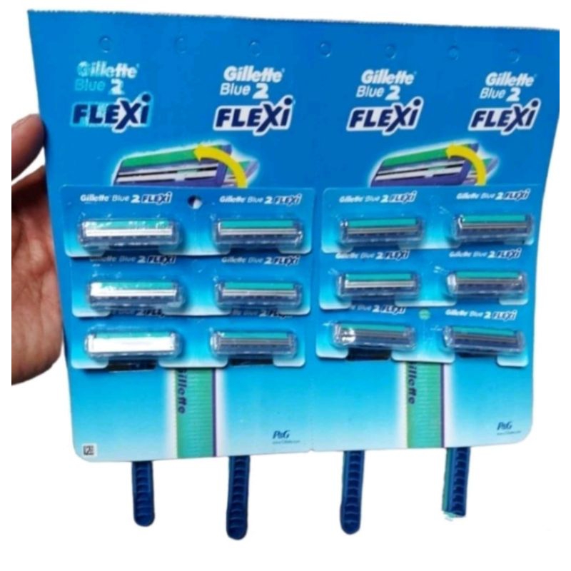 Jual alat cukur Gillette blue 2 flexi | Shopee Indonesia