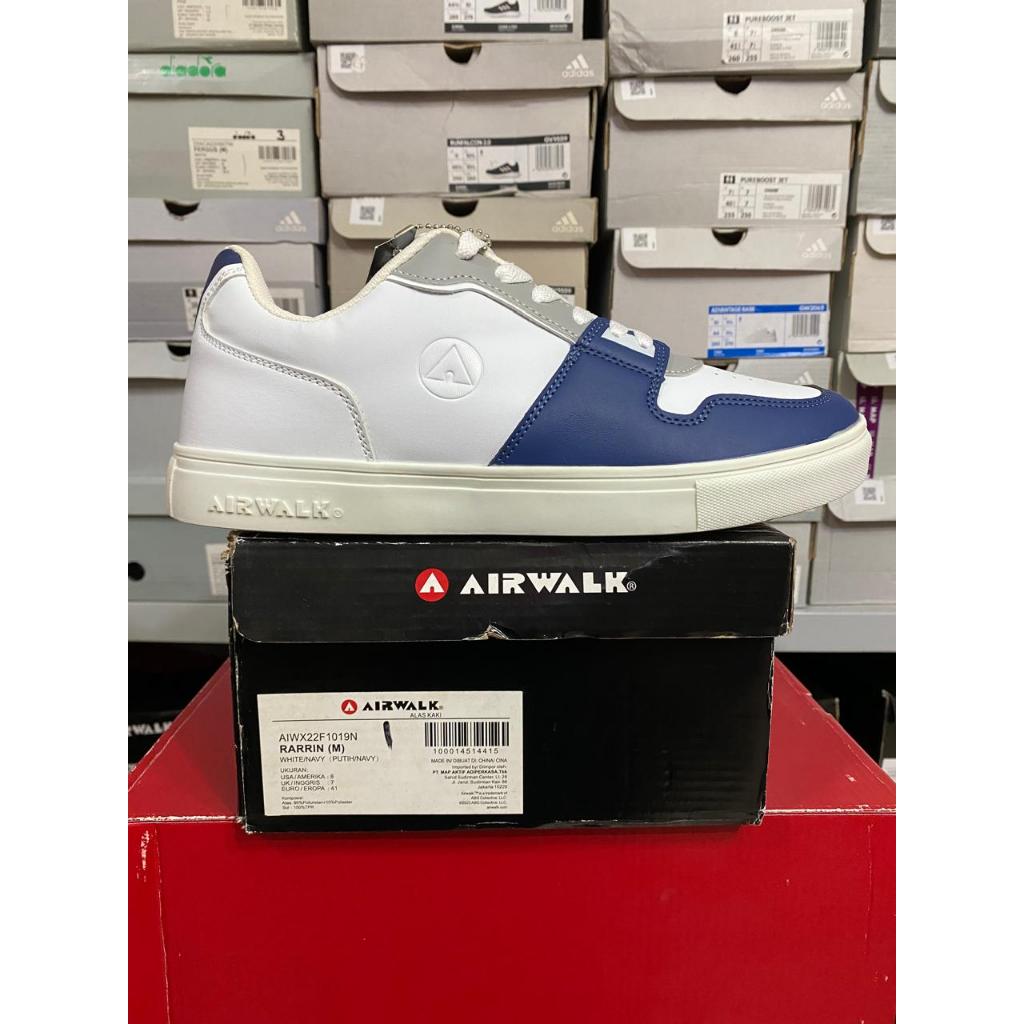 Jual Airwalk Rarrin White/Navy Men Shoes Original | Shopee Indonesia