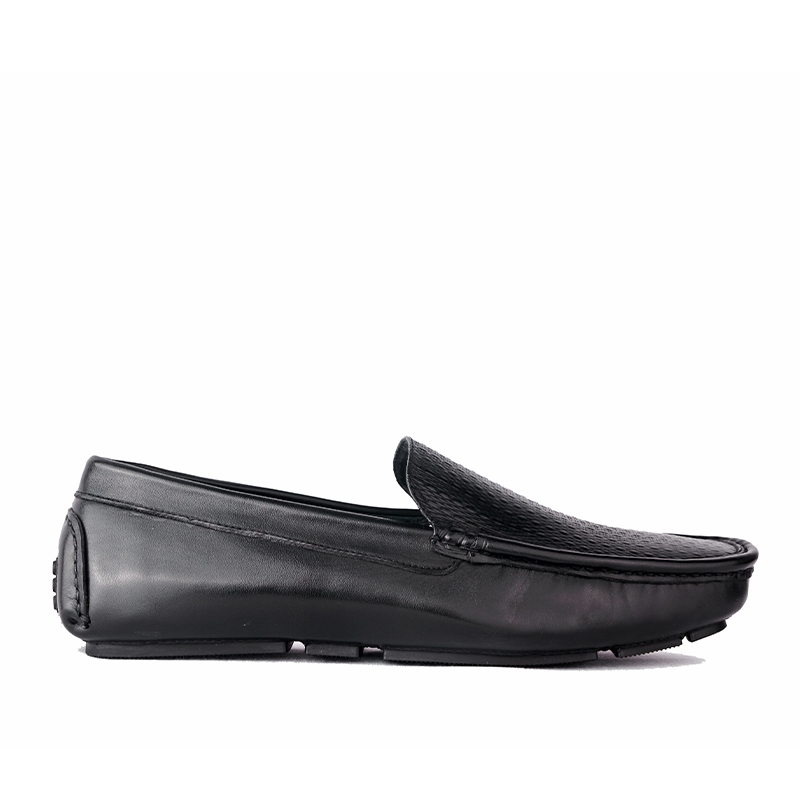 Jual Sepatu Casual Pria Loafer Moccasin Gino Mariani Gaston Hitam ...
