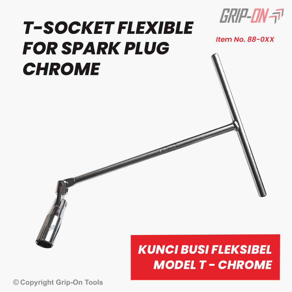 Jual Grip-On Sok T Busi Fleksibel 360 Derajat - T Socket Flexible For ...