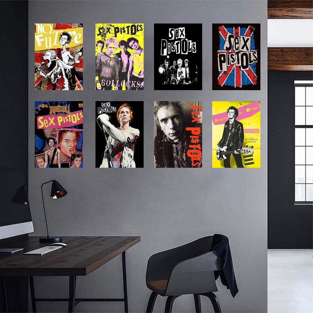 Jual Isi 8) Poster dinding aesthetic BAND 5EX PIST0LS design - dekorasi ...